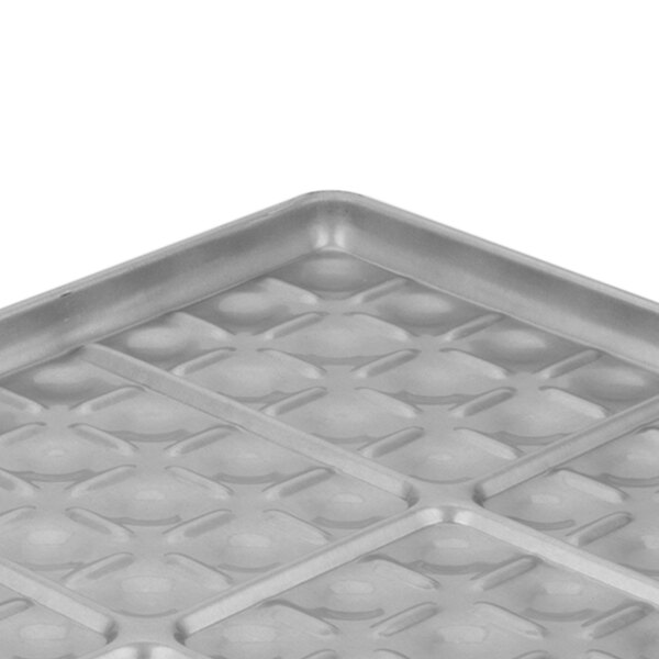 Chicago Metallic 40434 Glazed Aluminized Steel Slider Bun Pan - 96 Mold