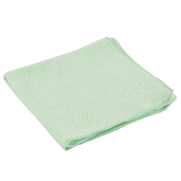 Rubbermaid® 1820582 HYGEN Sanitizer Safe 16" x 16" Green Microfiber ...