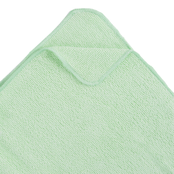 Rubbermaid® 1820582 HYGEN Sanitizer Safe 16" x 16" Green Microfiber ...