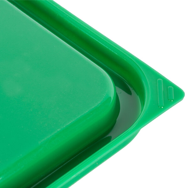 Cambro SFC2452 Kelly Green Square Polyethylene Lid for 2 and 4 Qt. Food ...