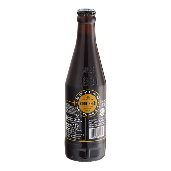 Boylan Bottling Co. Root Beer 12 fl. oz. - 24/Case
