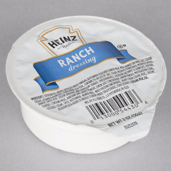 Heinz 2 oz. Ranch Dressing Cup - 60/Case