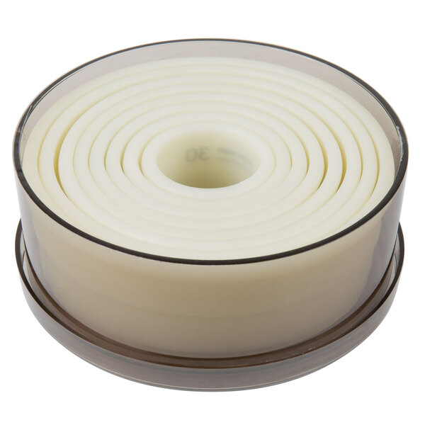 Matfer Bourgeat 150104 7-Piece Exoglass Round Non-Stick Plain Pastry ...