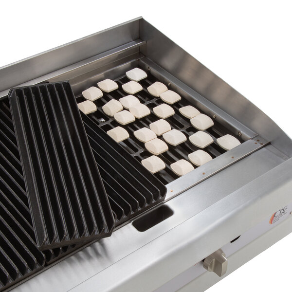 Cooking Performance Group CBL60-NG(CPG) 60" Gas Lava Briquette ...