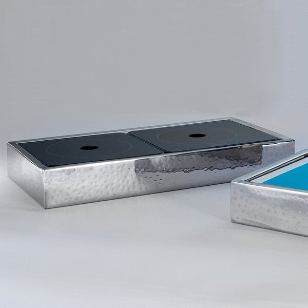 American Metalcraft SBHL 17 1/4" x 9 1/2" Rectangular Solid Hammered ...