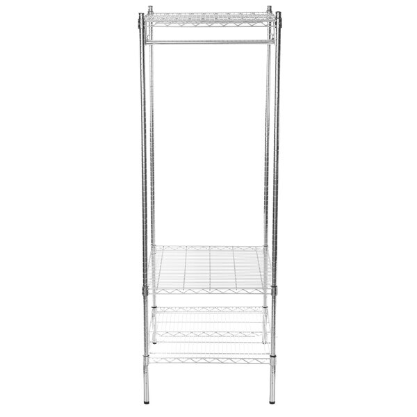 Regency 24" x 24" x 74" Chrome Garment Rack