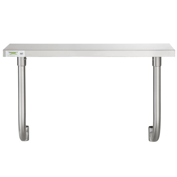 Regency 10" x 36" Stainless Steel Adjustable Work Surface for 36" Long ...
