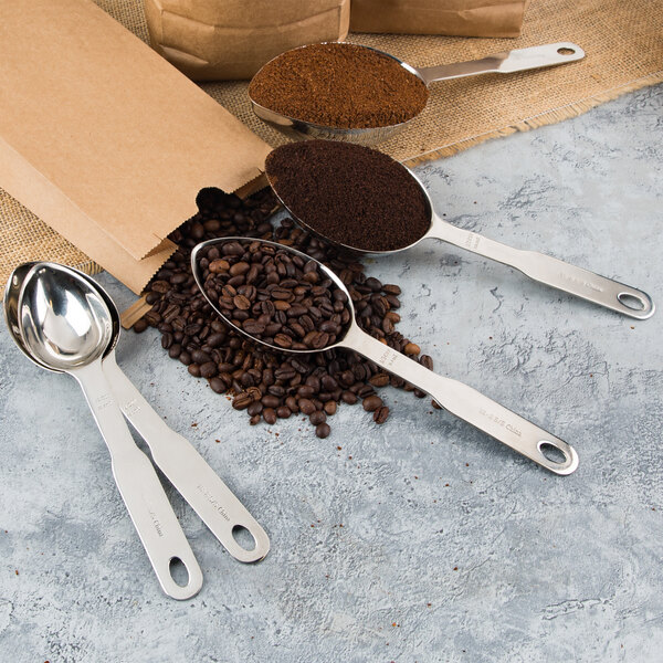 5-Piece Stainless Steel Measuring Scoop Kit
