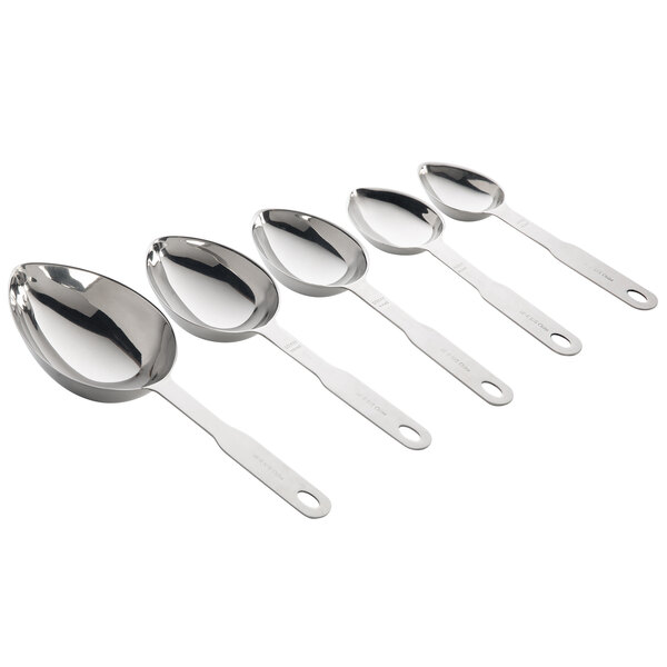 5-Piece Stainless Steel Measuring Scoop Kit