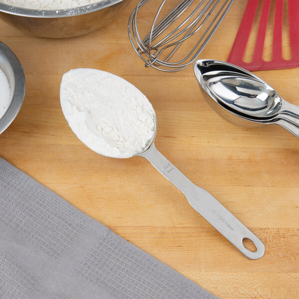 1/2 Cup Stainless Steel Measuring Scoop
