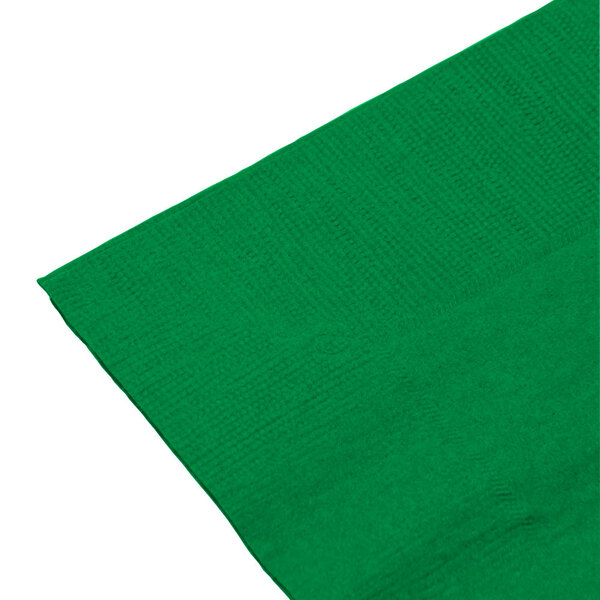 Festive Green Paper Dinner Napkin, Choice 2-Ply Customizable, 15" x 17 ...