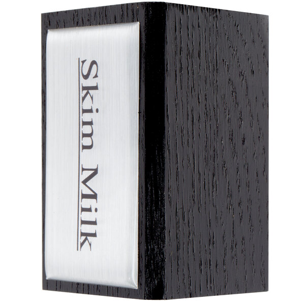 American Metalcraft SIGNSK9 Wood "Skim Milk" Sign