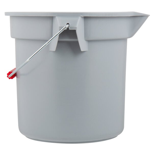 Rubbermaid® FG261400GRAY BRUTE 14 Qt. Gray Round Bucket