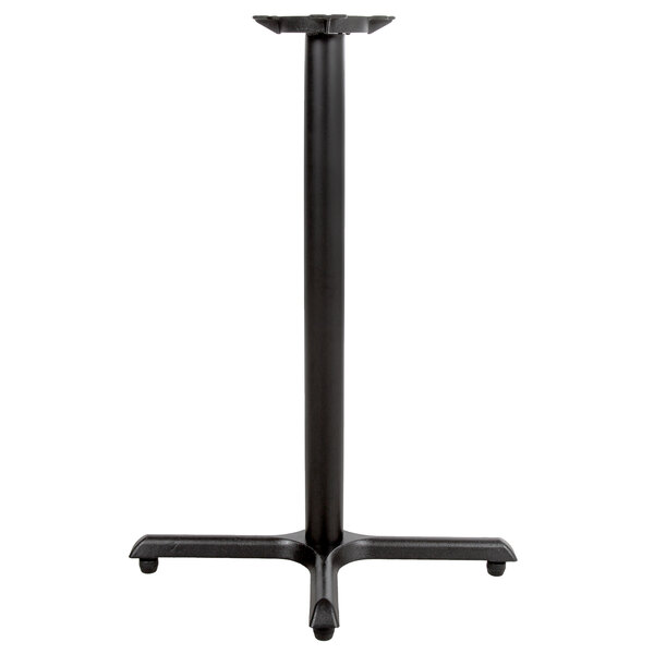 Lancaster Table & Seating Cast Iron 22" x 30" Black 3" Bar Height ...