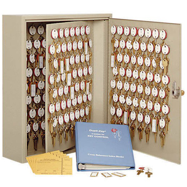 MMF Industries 201830003 Steelmaster Dupli-Key Sand-Colored Two-Tag 300 ...