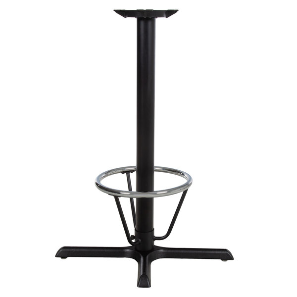 Lancaster Table & Seating Cast Iron 22" x 30" Black 3" Bar Height ...