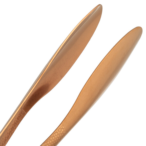 American Metalcraft BVHT1 9" Hammered Bronze Vintage Tongs