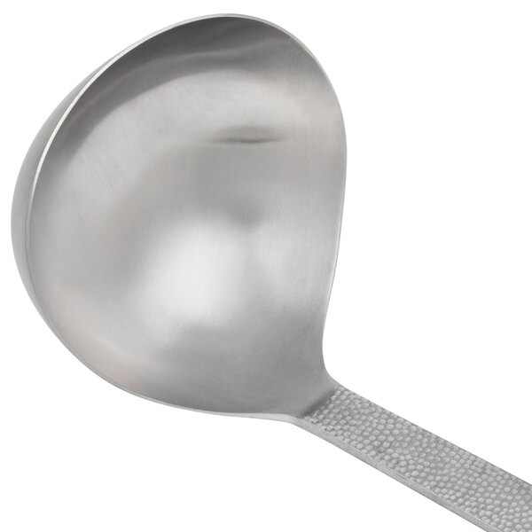 American Metalcraft SVHL 3.5 oz. Hammered Stainless Steel Vintage Ladle