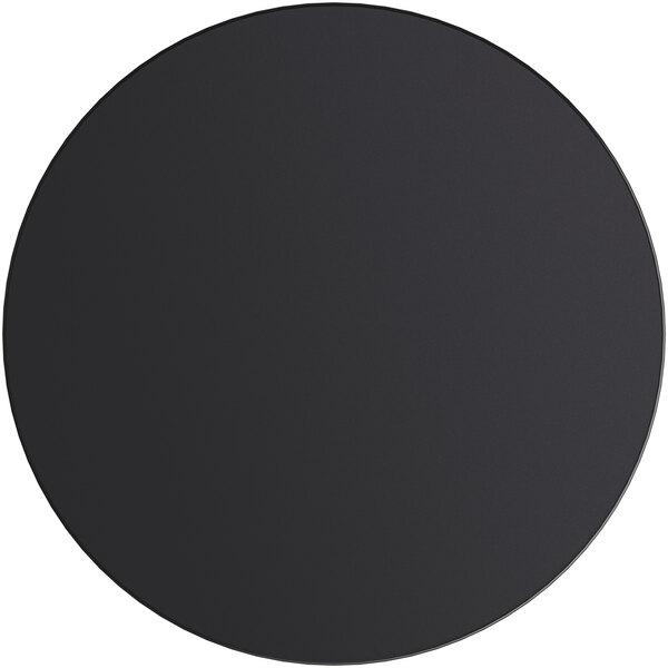 Round Table Top - Reversible Cherry / Black, 24" Laminate