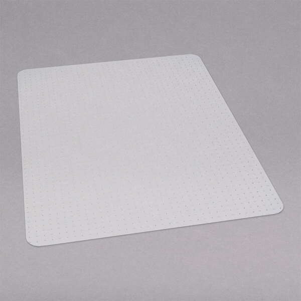 Universal ALEMAT4660CLPR 60" x 46" Clear Cleated Low Pile Carpet Office ...