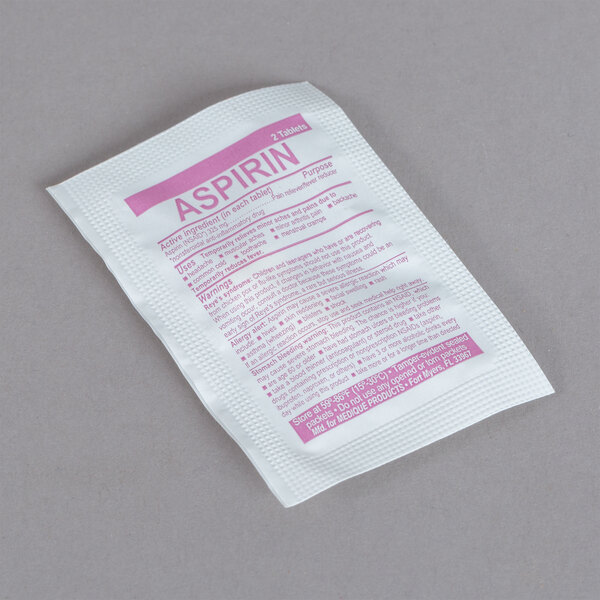 Medi-First 80548 Aspirin Tablets - 250/Box