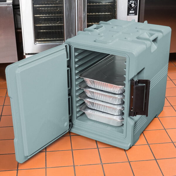 Cambro UPCS400401 Ultra Pan Carrier® S-Series Slate Blue Front Loading ...