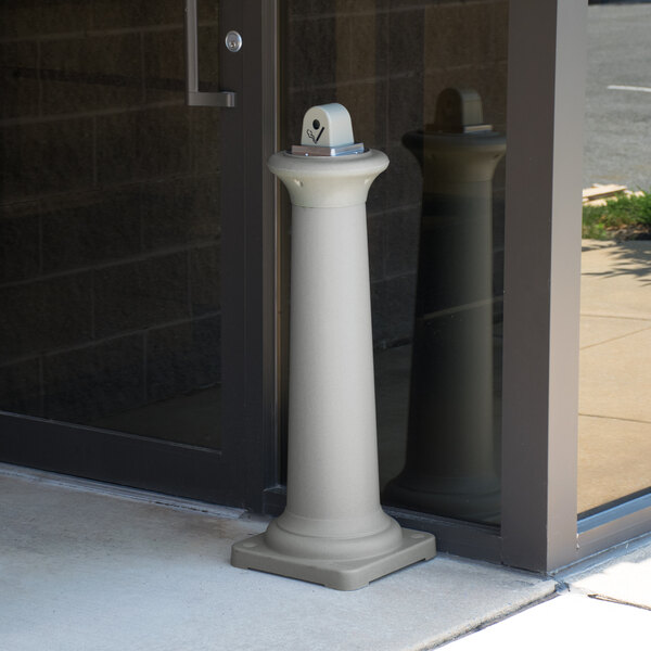 Rubbermaid FG9W3000SSTON30 Sandstone GroundsKeeper Tuscan Smoking ...