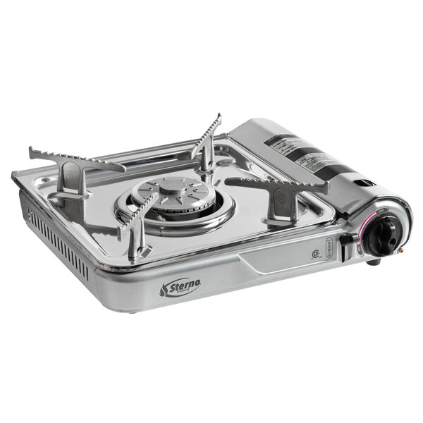 Sterno 50178 1-Burner Stainless Steel Butane Countertop Range ...