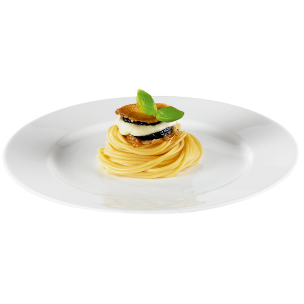 RAK Porcelain BAFP24 Banquet 9 7/16" Ivory Porcelain Flat Plate - 12/Case