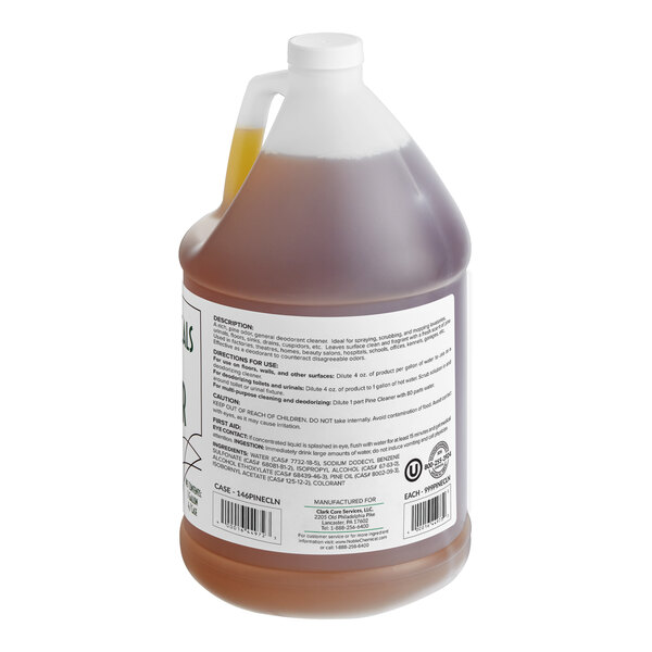 Advantage Chemicals 1 Gallon / 128 oz. Concentrated Pine Cleaner - 4/Case