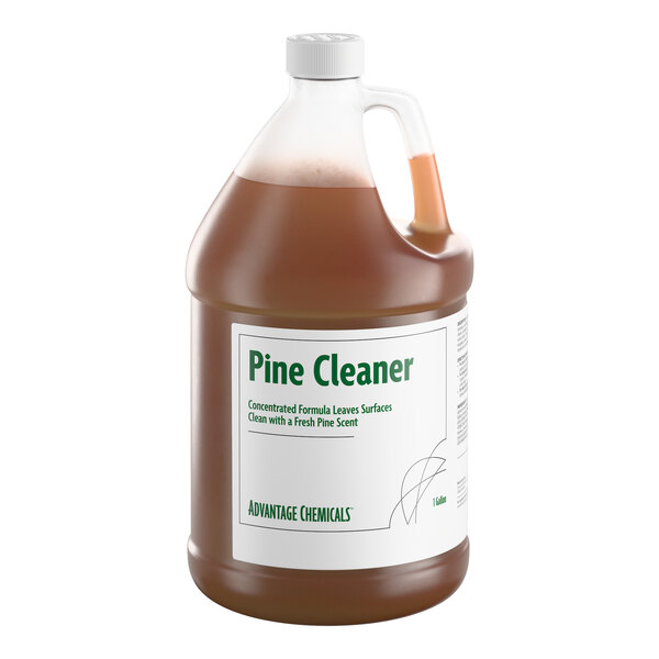 Advantage Chemicals 1 Gallon / 128 oz. Concentrated Pine Cleaner - 4/Case
