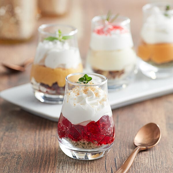 Acopa 4 oz. Customizable Whiskey Tasting / Tulip Glass - 4/Case