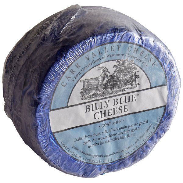 Carr Valley Cheese Company 6 lb. Billy Blue Goat Cheese Wheel