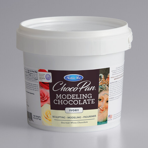Satin Ice ChocoPan 5 lb. Ivory Modeling Chocolate