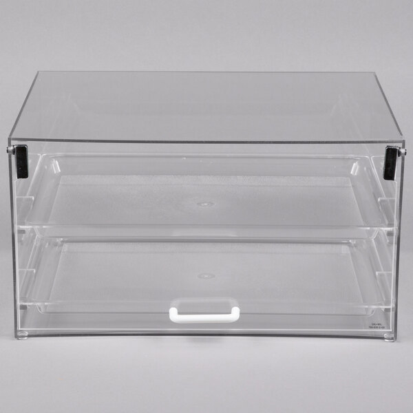 Cal-Mil 921 Classic Stackable Two Tier Acrylic Display Case with Front ...