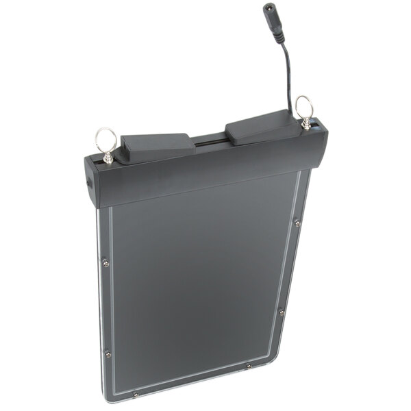 Aarco LF-2 Compact Ultra Lite Lighted Write-On Markerboard - 9" x 12"