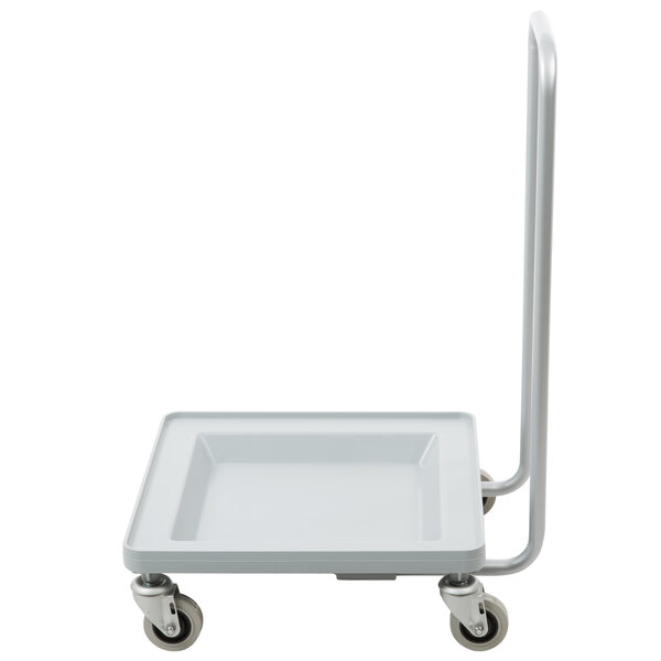 Cambro CDR2020H Soft Gray Camdolly Dish / Glass Rack Dolly with Handle