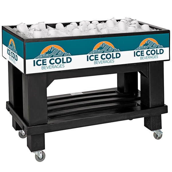 IRP Black Texas Icer 3101509 Insulated Ice Bin / Merchandiser with ...