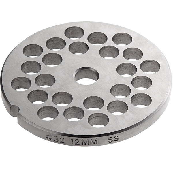 #32 Stainless Steel Flat Grinder Plate - 1/2"