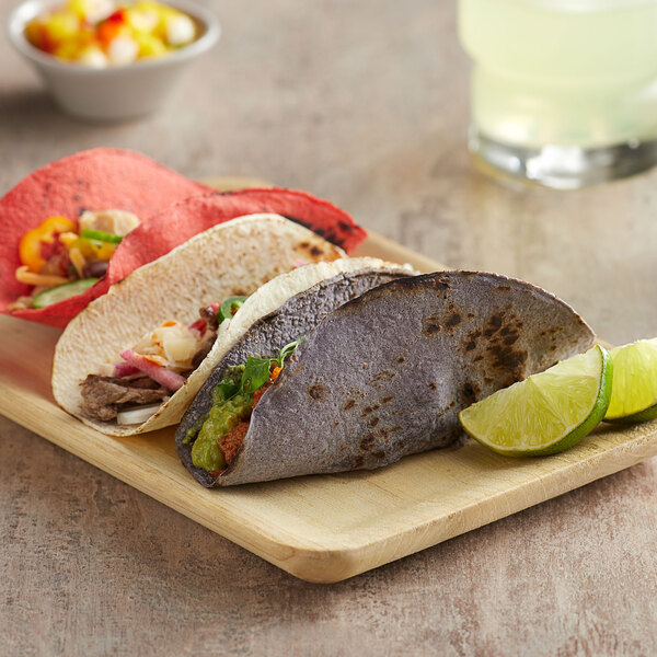 Mission 60-Pack 6" Tri-Color Corn Tortilla Variety Pack - 12/Case