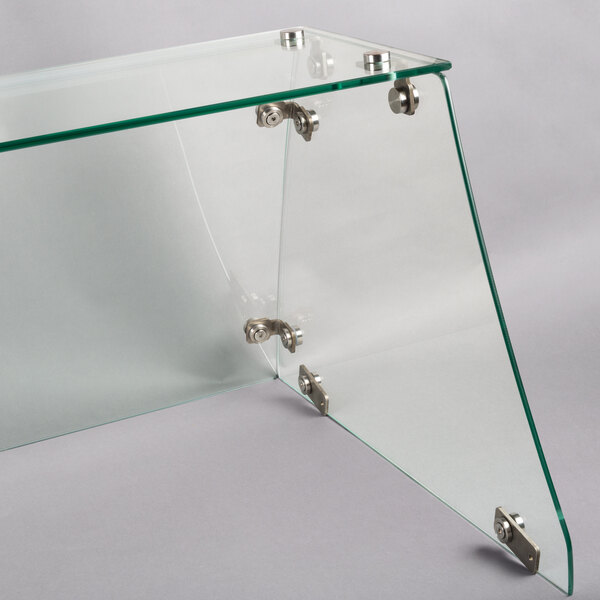 Avantco SNZGD12 Flat Glass Sneeze Guard - 71"