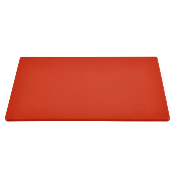 Vollrath 5200240 Color-Coded 20" x 15" x 1/2" Red Cutting Board