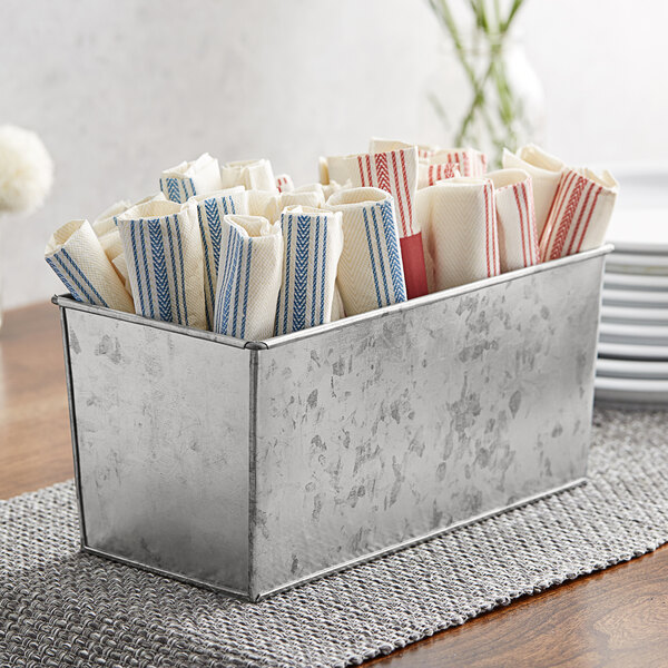 American Metalcraft BEVG126 1/3 Size Silver Galvanized Metal ...