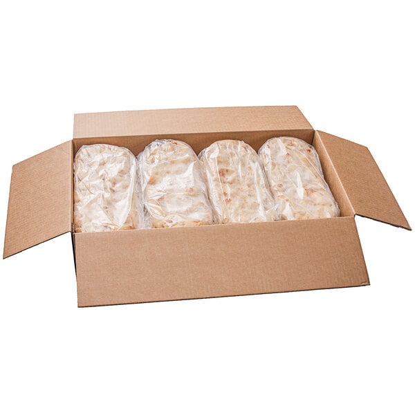 Rich's Oval Flatbread Crust (Par-Baked) - 48/Case