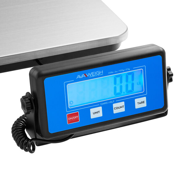 Avaweigh RS110LP 110 lb. Low-Profile Digital Receiving Scale with ...