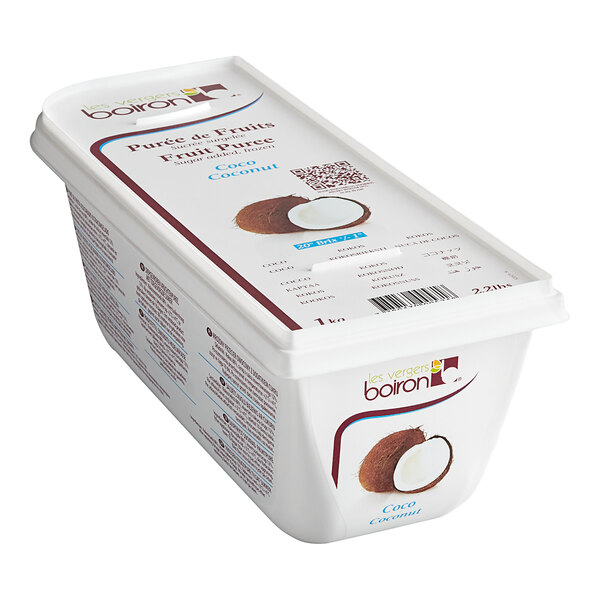 Les Vergers Boiron Coconut Puree 2.2 lb. - 6/Case