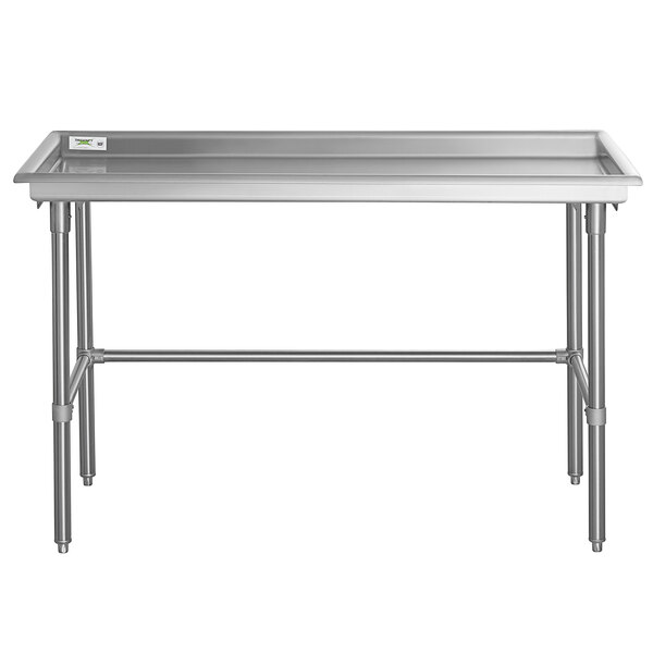 Regency 30" x 60" 16-Gauge Type 304 Stainless Steel Sorting Table