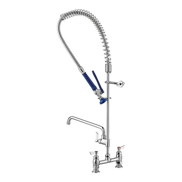 Waterloo 1.15 GPM Deck-Mounted Pre-Rinse Faucet with 8" Centers and 12 ...