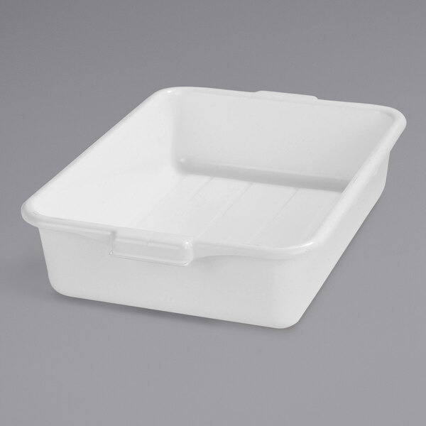 Carlisle N4401002 Comfort Curve 20" x 15" x 5" White Polyethylene NSF ...