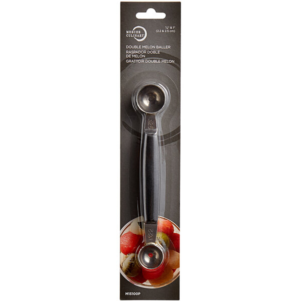 Mercer Culinary M15100p Double Sided Stainless Steel Melon Baller With